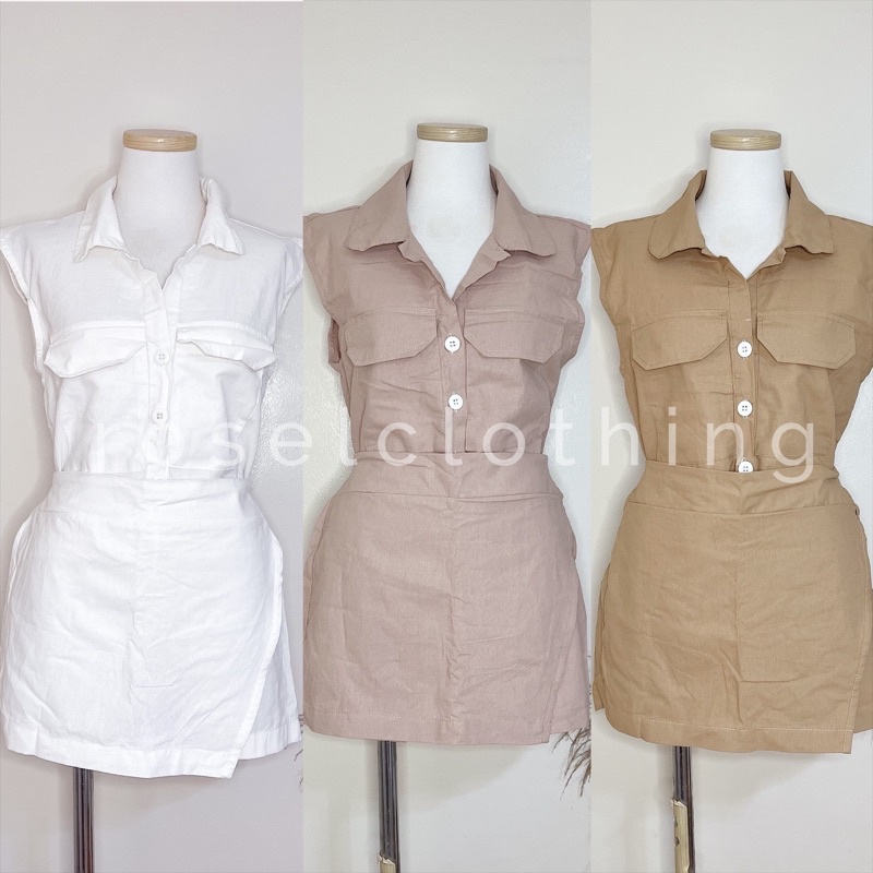 Melissa Set ( Top and Skort) | Shopee Philippines