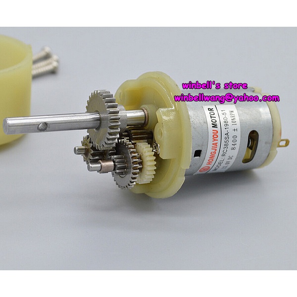 Brand new 12V 60rpm 385 DC gear motor RS385SA carbon brush 5W geared motor~ | Shopee Philippines