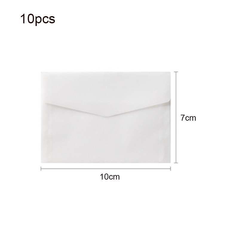 10pcs/lot Transparent Envelope Vintage Letter Envelopes Translucent ...