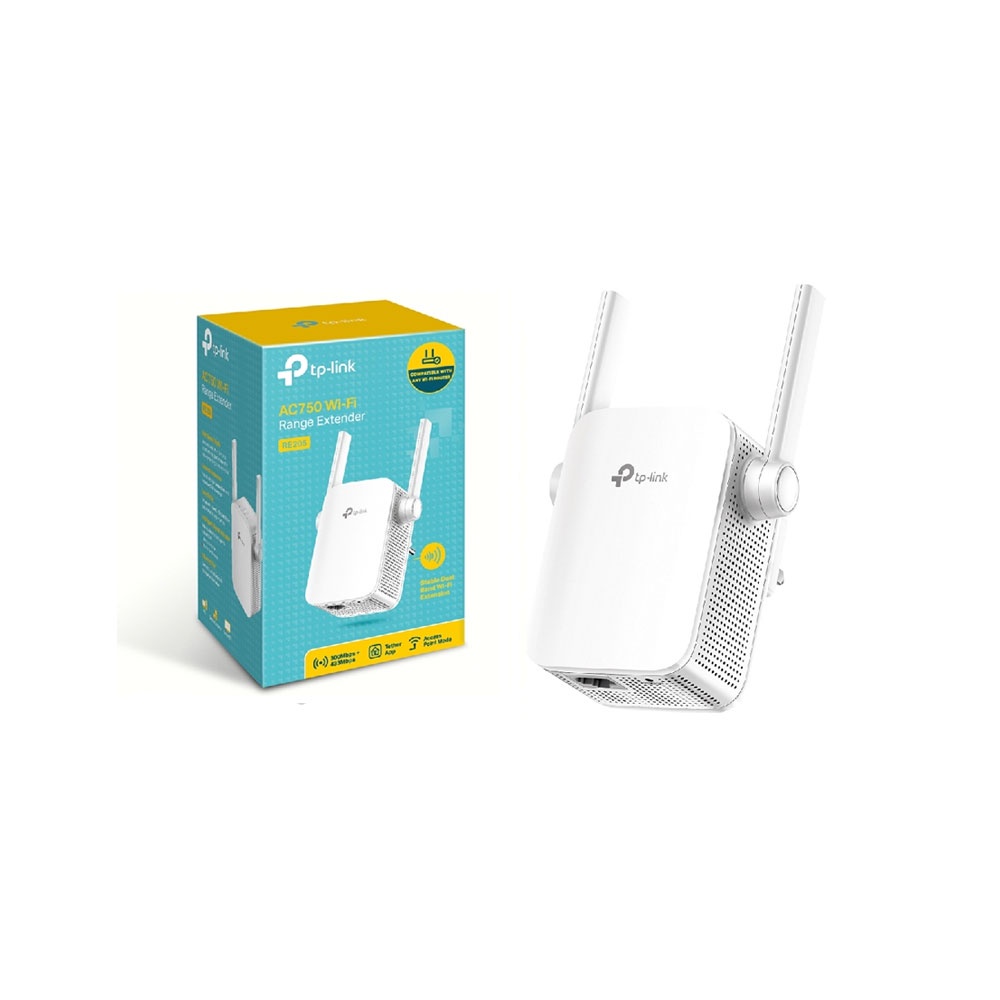 TP-Link RE205 AC750 Wireless Dual Band WiFi Range Extender Repeater ...