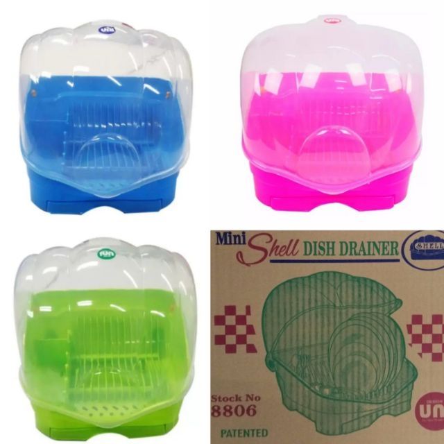 Mini Shell Design Dish Drainer With Drip Tray | Shopee Philippines