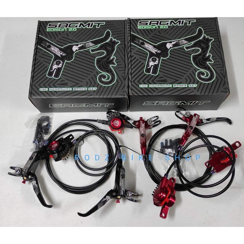 SAGMIT EDISON 2.0 CNC HYDRAULIC BRAKE SET | Shopee Philippines