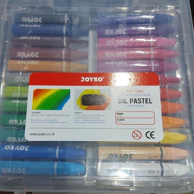 Joyko oil pastel 24 colors oil Crayons | Shopee Philippines
