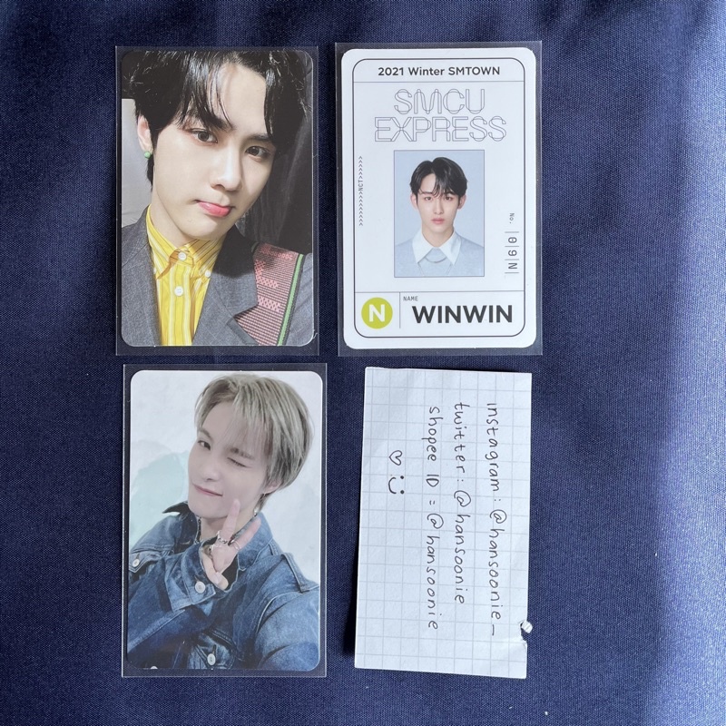 Nct Wayv photocard yangyang kun winwin win win yang smcu sm winter ...