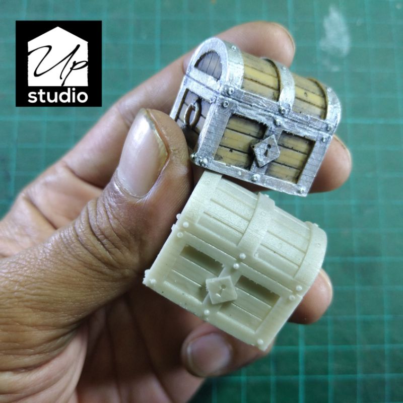 Miniature diorama, full resin treasure chest | Shopee Philippines