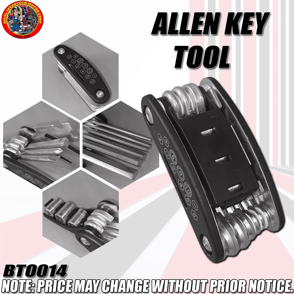 ALLEN KEY TOOLS SET (BTO014) | Shopee Philippines