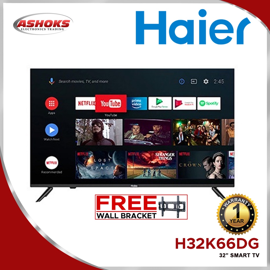 Haier 32 inch Smart Android TV H32K66DG / Haier Smart TV / Smart TV ...