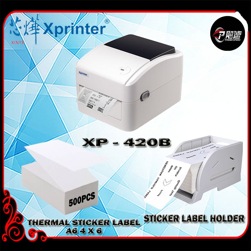 Xprinter XP-420B Thermal Sticker Barcode Printer Express Electronic ...