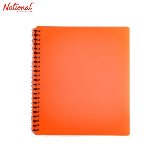 Evo Clearbook Refillable A4 20Sheets 23Holes Neon Orange | Shopee ...