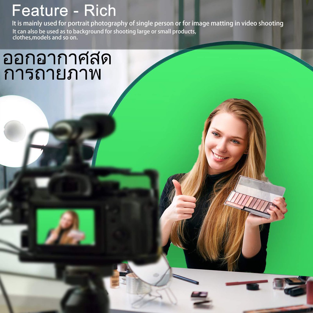Photography Background Screen Green Backdrop Portable Video Studio ...
