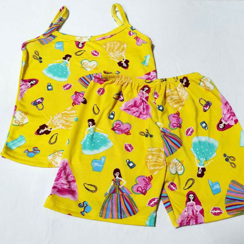 Assorted Kids Spaghetti Short for 1-3yrs.old Terno Set Pambahay ...