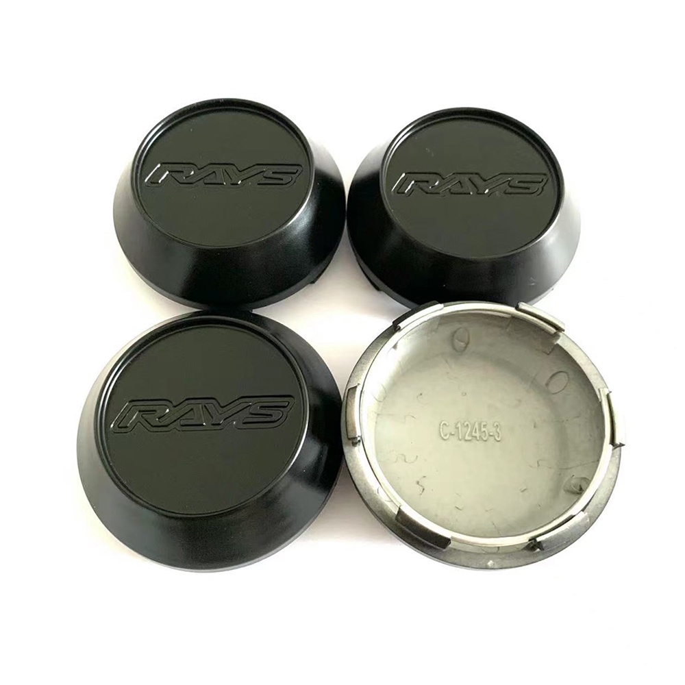 4pcs 64mm RAYS Car Wheel Center Caps Red Logo Fit for Rays Volk Racing ...