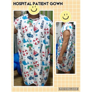 Hospital gown XL-XXL with snap button or velcro/patient w/ dextrose ...