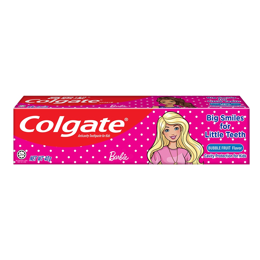 Colgate Anti-Cavity Kids Toothpaste Barbie 40g | Shopee Philippines