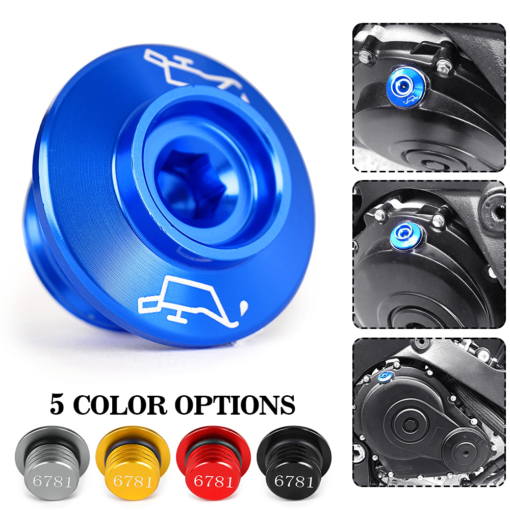 M20 Motorcycle Engine Magnetic Oil Drain Plug CNC For YAMAHA MT-09 MT09 ...