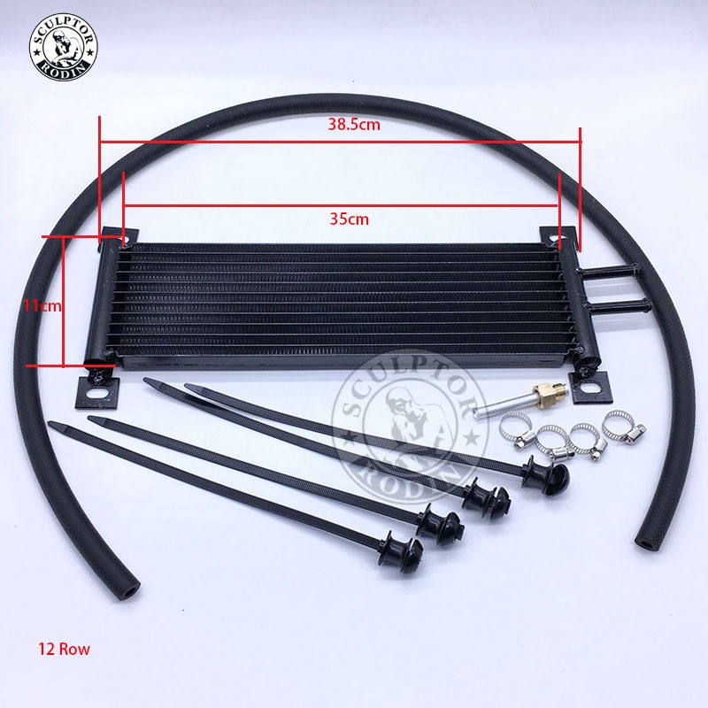 Oil Cooler Aluminum Transmission Oil Cooler 12 Row Automatic Stacked ...