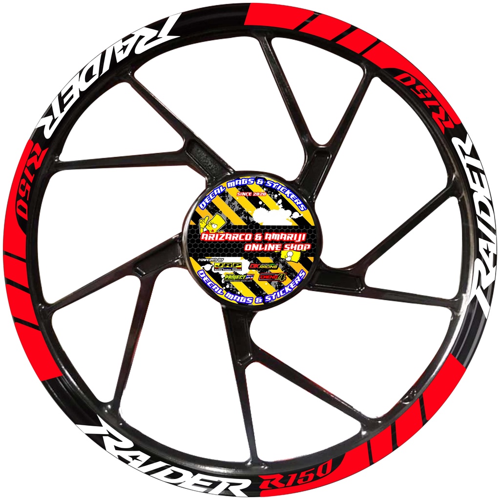 SUZUKI RAIDER 150 NEW STYLE DECAL MAG STICKER GOOD FOR 2 MAGS | Shopee ...