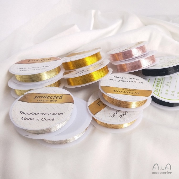 diy゜14K gold 「1roll」Gold copper wire coil DIY handmade winding material ...