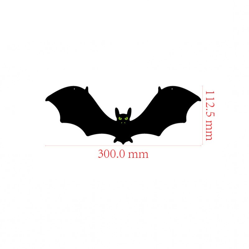 Halloween Luminous Eyes Bat Spider Yard Outdoor Lawn Decor Hanging ...