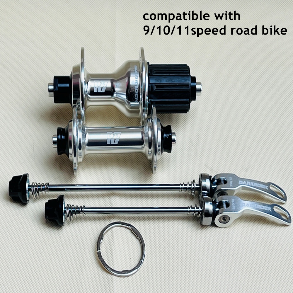 DARKROCK Road Hub 28 Holes 9/10/11 Speed Road Bike Hub 4 Bearing Front ...