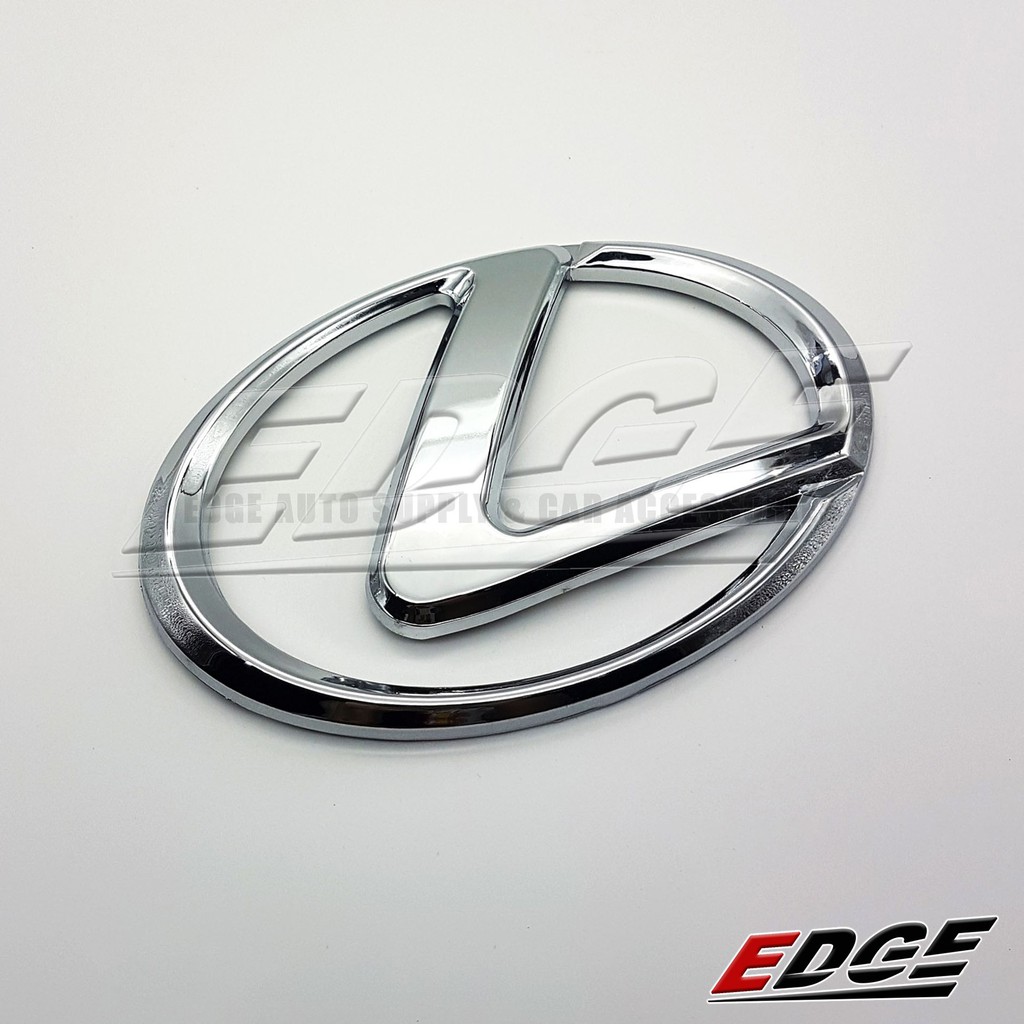 Emblem - Lexus Logo - Chrome // toyota adhesive ready sticker name ...
