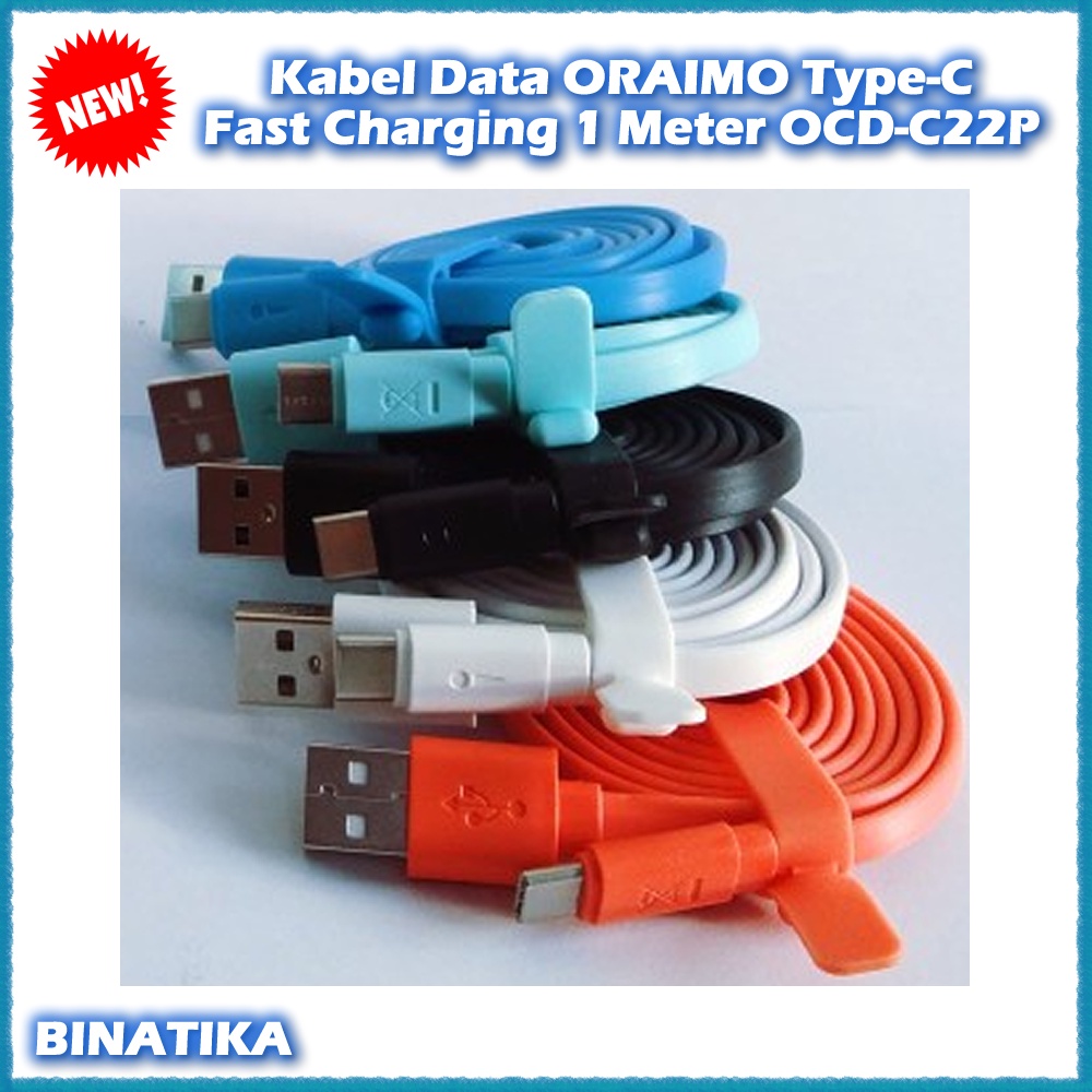 ORAIMO Type-C Fast Charging 1 Meter USB Data Cable OCD-C22P | Shopee ...