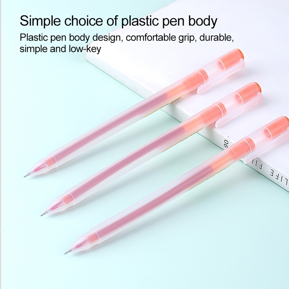 Deli 12PCS Gel Pen Set 0.5mm 8 Colors Pens Student Writing Stationery ...
