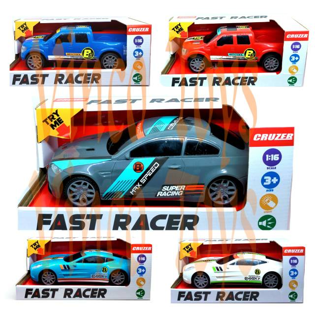 Sedan And semi bak Fast Racer Cruzer Cars Can Sound/Car City Car Toys ...