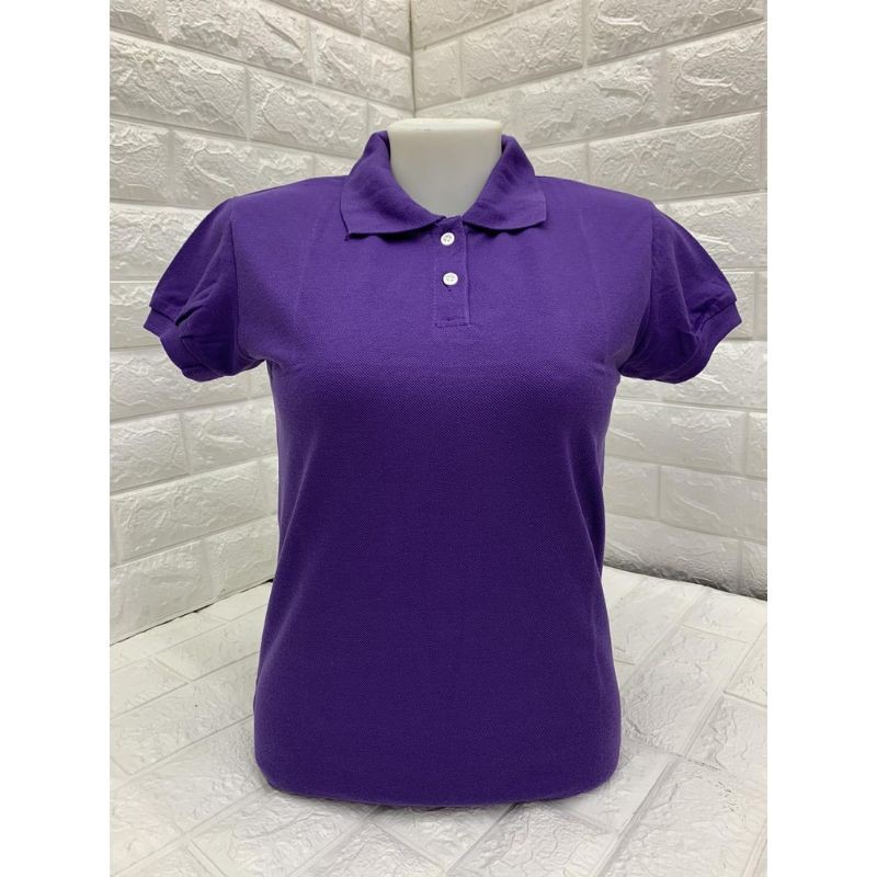Ladies' Classic Honeycomb Plain Polo Shirt with Side Slit (fits only up ...