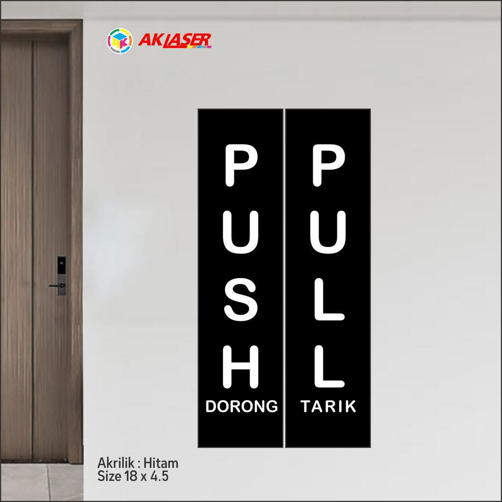 FULL PUSH Acrylic Type 3 Acrylic PUSH Pull custom Acrylic | Shopee ...