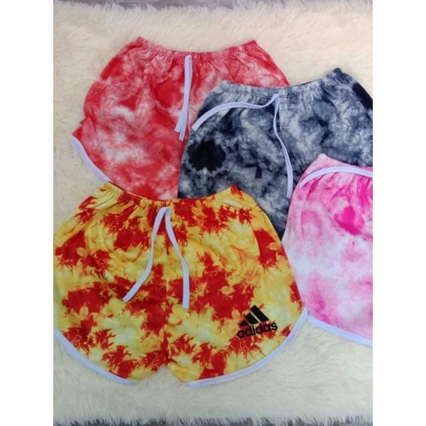 BUNDLE 6PCS TIE DYE TIKTOK SHORT FOR LADIES ASSORTED COLOR(S-L ...