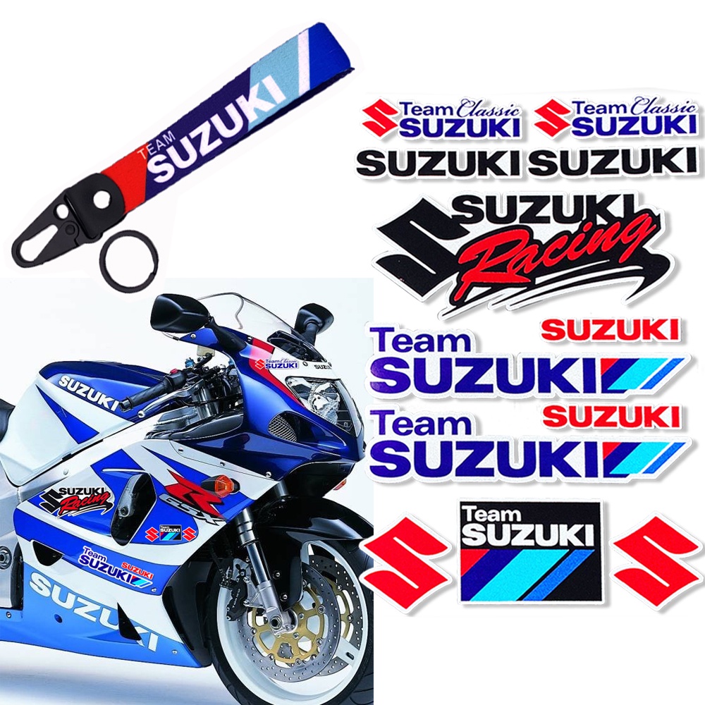 Reflective Motorcycle Sticker Emblem Decals For SUZUKI [ On Stock ...