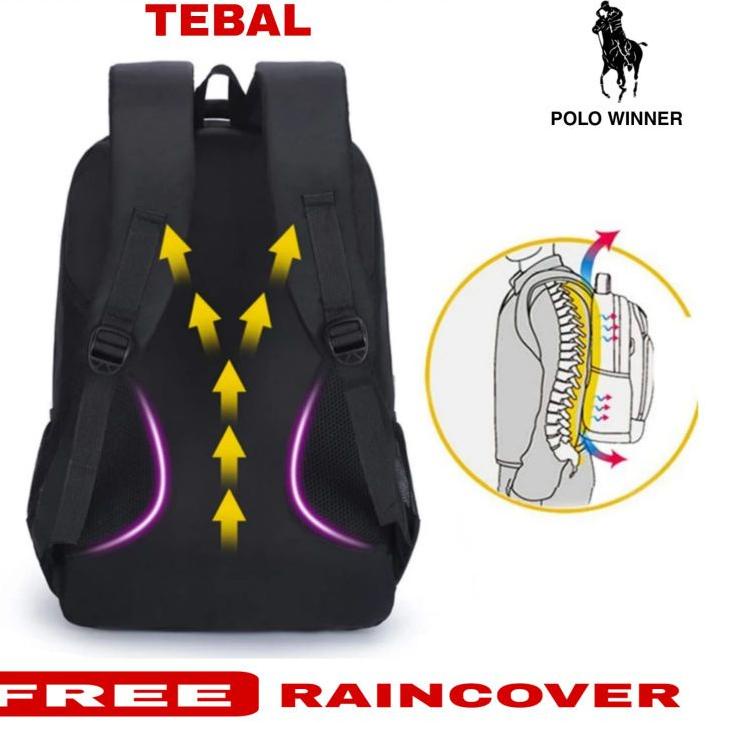 PRIA Ready Multipurpose Polo Winner Backpack Bag Backpack Men School Backpack Laptop Backpack ...