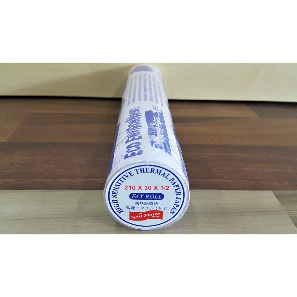 NIPPON HIGH SENSITIVE FAX THERMAL PAPER 210 X 30 X 1/2 (PER ROLL ...