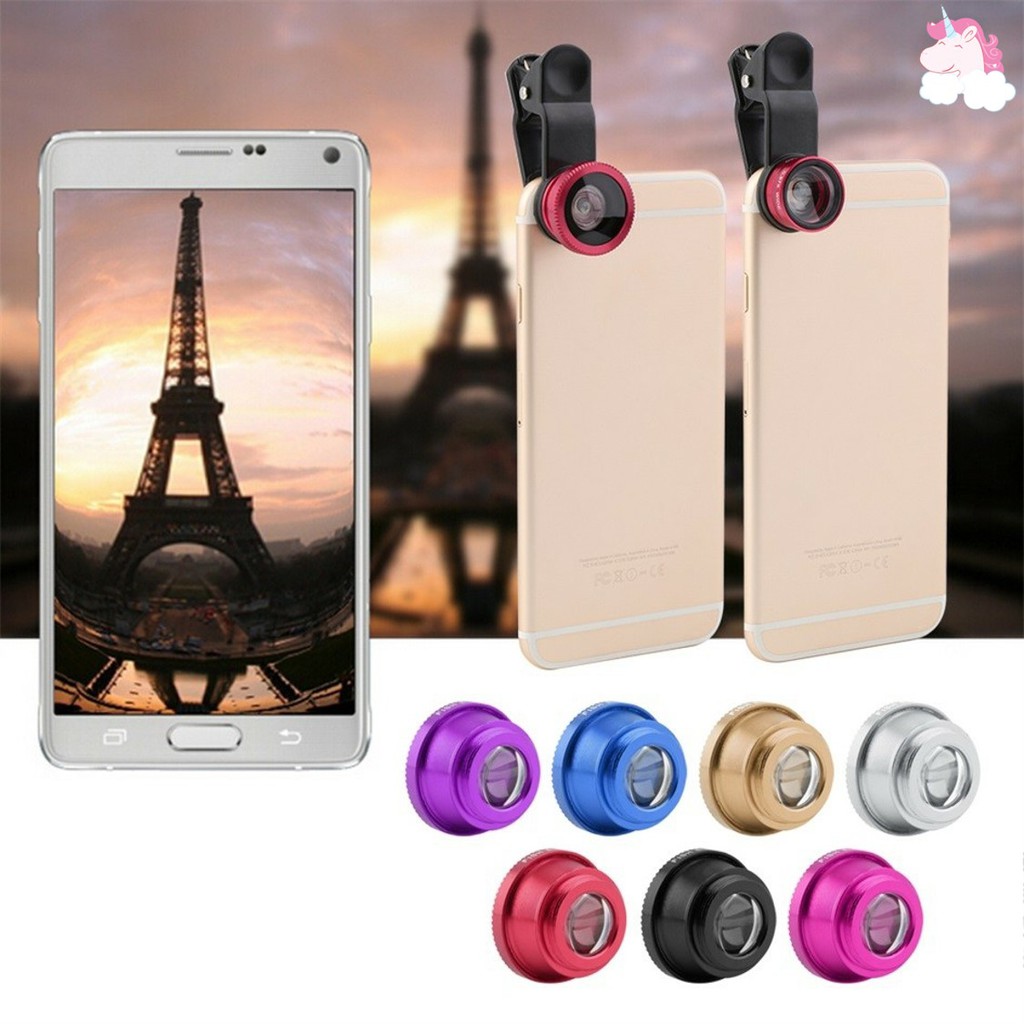 3 IN 1 FISH EYE WIDE ANGLE MACRO CAMERA LENS | Shopee Philippines
