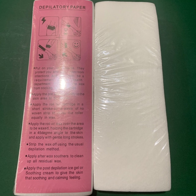 Depilatory paper 100pcs | Shopee Philippines