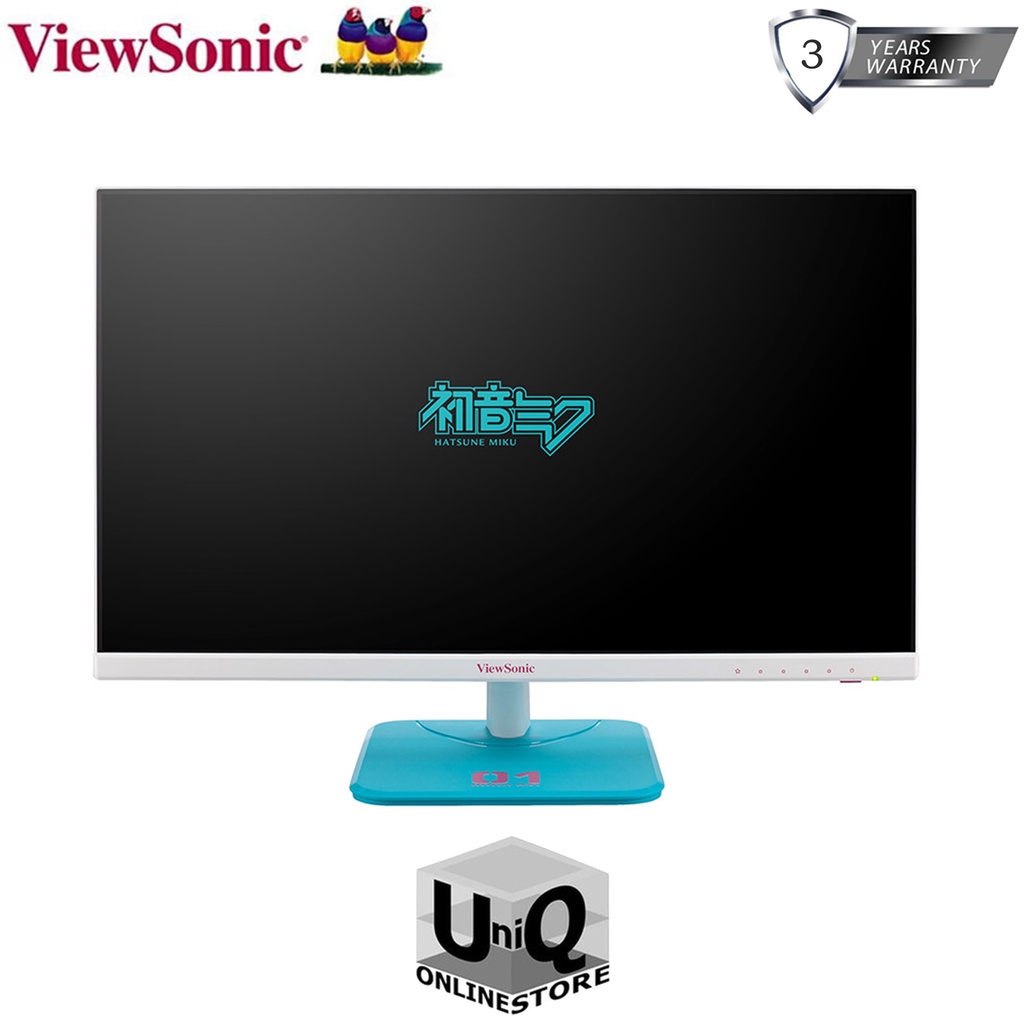 ViewSonic VA2456-MIKU 24" IPS Borderless Full HD Monitor feat. Hatsune ...