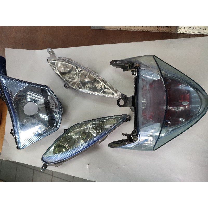 Demak evo z head lamp signal depan tail lamp assy 2nd | Shopee Philippines