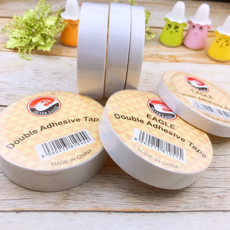 EAGLE Double Sided Tape double adhesive tape strong adhesion sticky tape 1PC | Shopee Philippines
