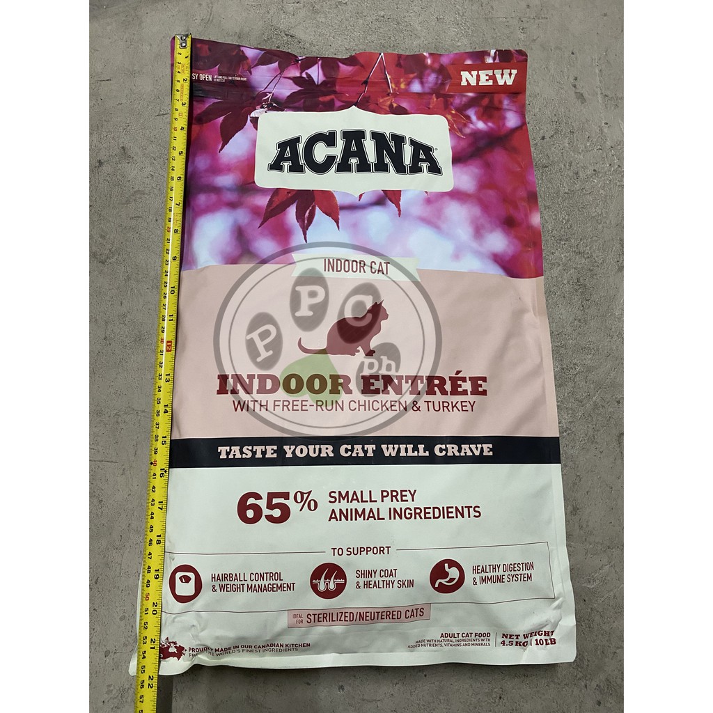 Acana Indoor Entree with Free Run Chicken and Turkey 4.5kg | Shopee ...