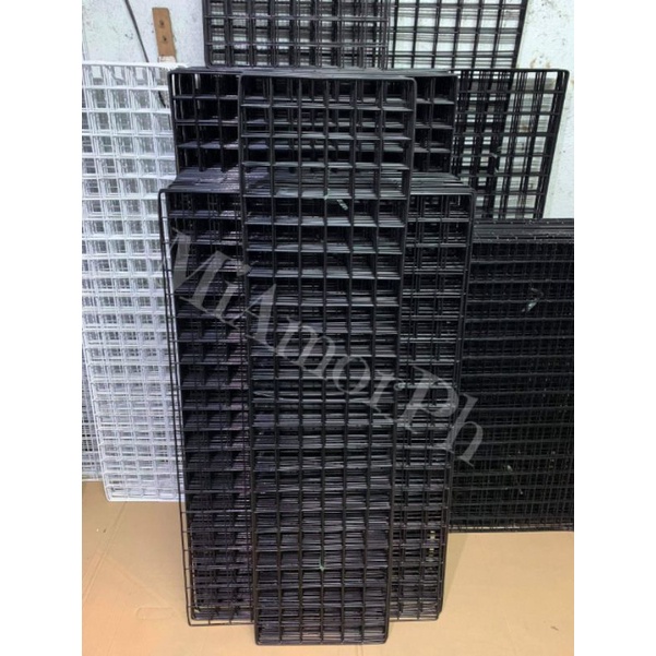 [BLACK] GRIDWALL | WIRE MESH | SCREEN WALL DECOR (30X120cm) | Shopee ...