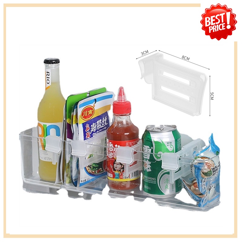 Refrigerator Storage Partition Board Retractable Plastic Divider ...