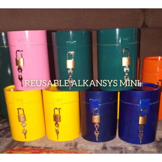 Reusable PVC Alkansya MINI (lock and keys NOT Included) | Shopee ...