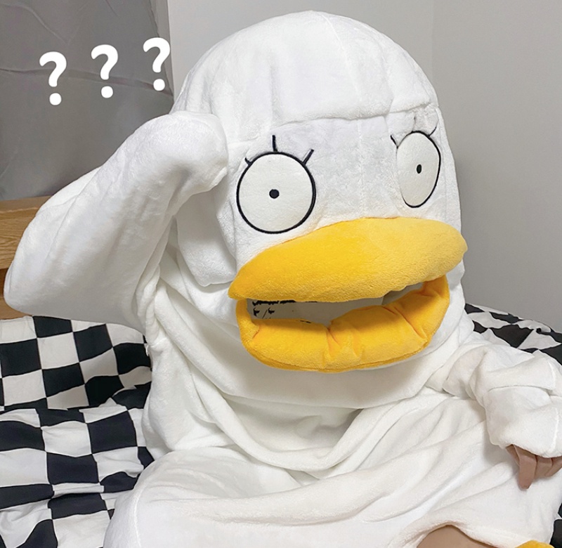 Anime Gintama Elizabeth Duck Nightgown Bathrobe Flannel Blanket Unisex ...