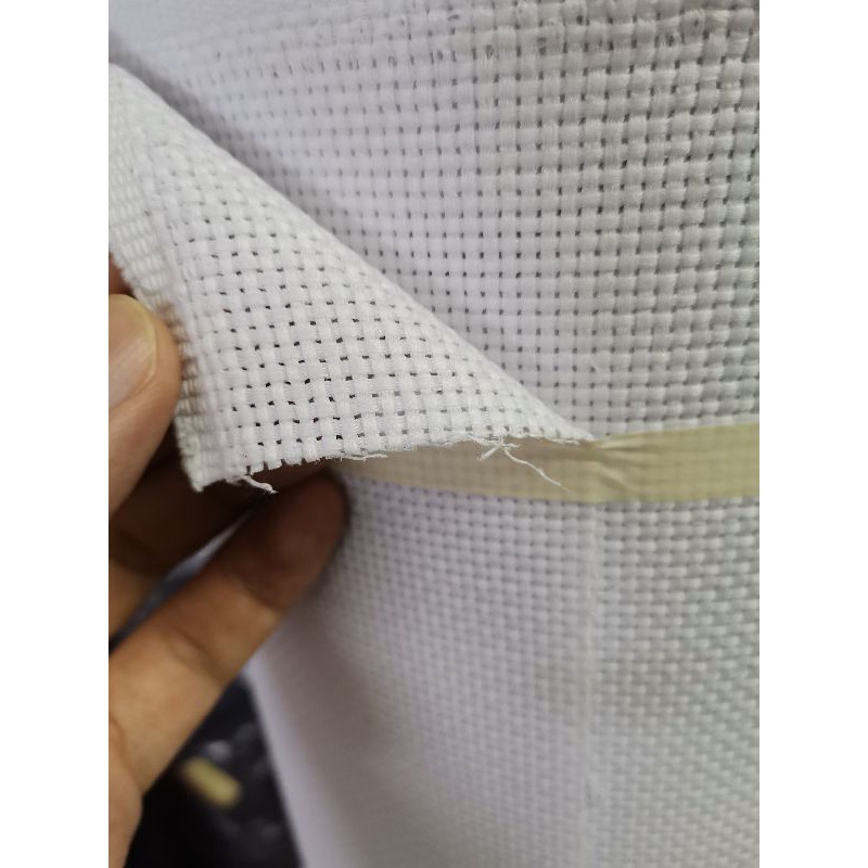 New sale Soft Aida cloth 11 and 14 counts white and cream 45" width ...