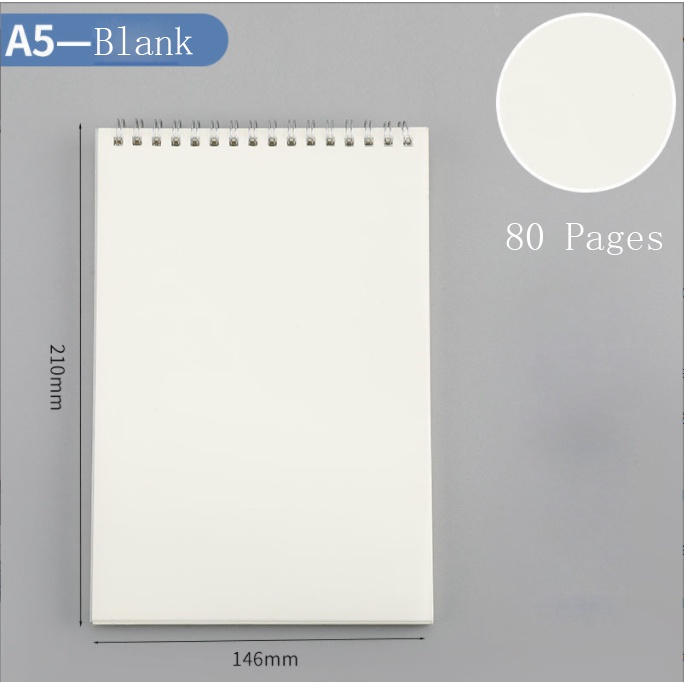 COD Spring Notebook A6/A5/B5/A4 Flip Up Loose-Leaf Book Steno Notebook ...