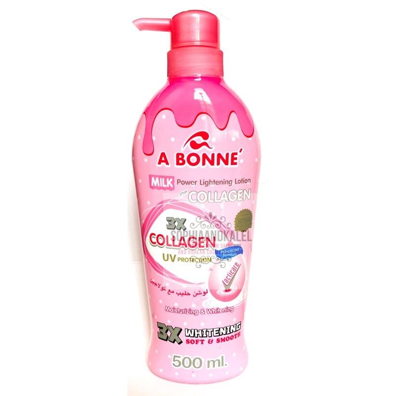A Bonne Milk Power Lightening Lotion with collagen 500mL | Shopee ...
