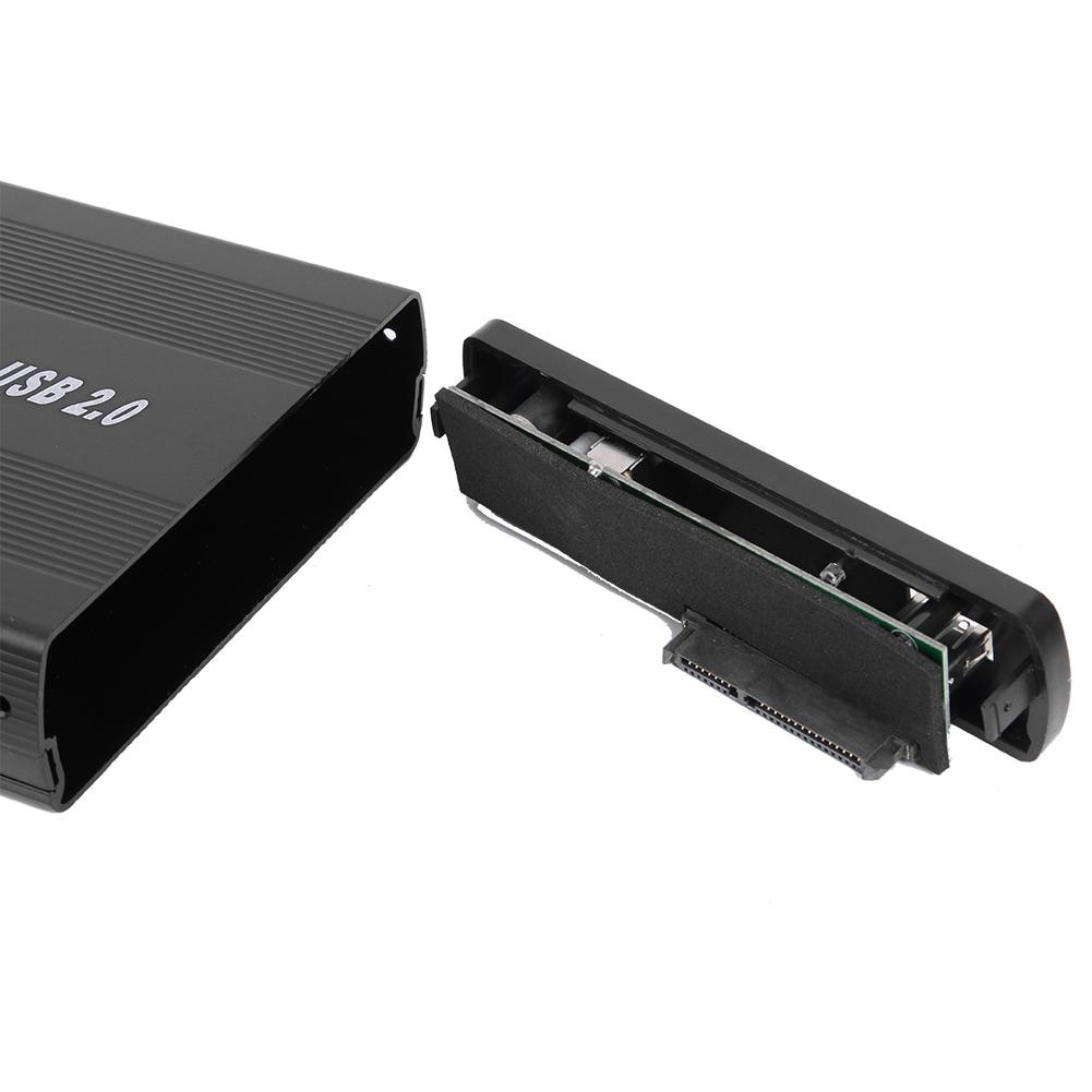 3.5 inch Hard Disk Drive Case SATA to USB 2.0 Adapter External HDD ...