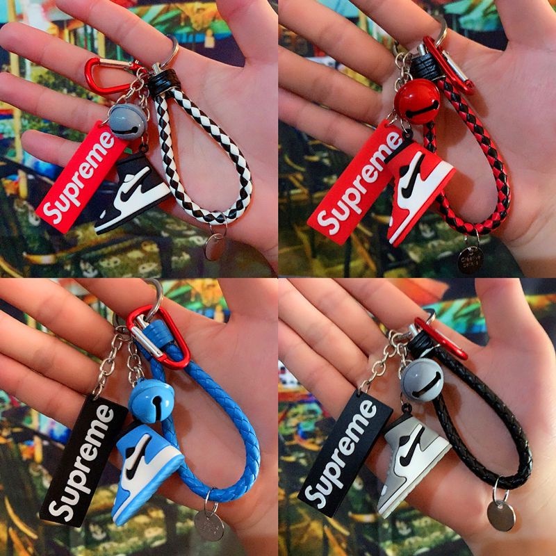 Supreme AJ Sneakers Keychain Key Ring | Shopee Philippines