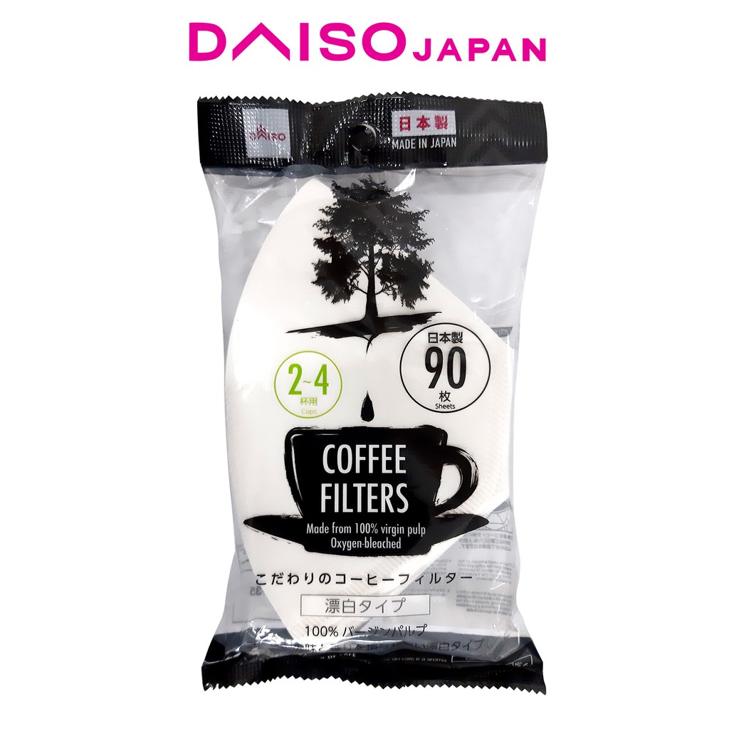 Daiso Bleached Coffee Filters (2-4 cups) | Shopee Philippines
